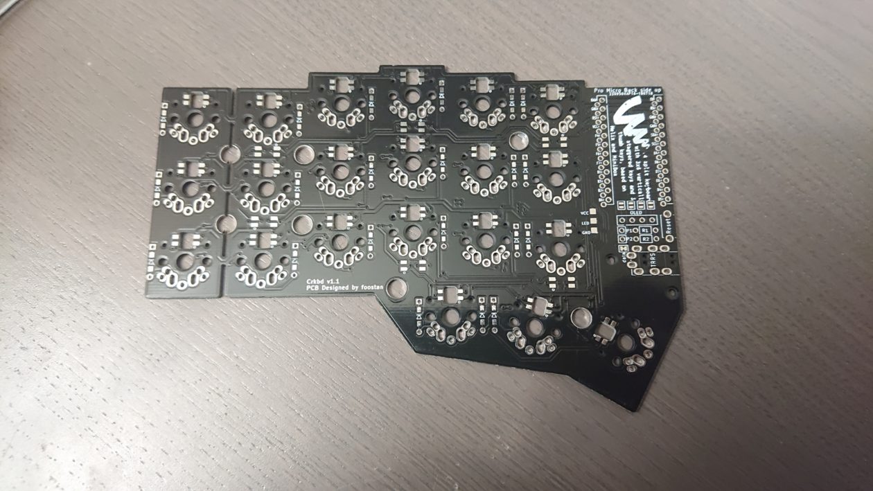 Corne Keyboard (Helidox) build log – Thomas Baart