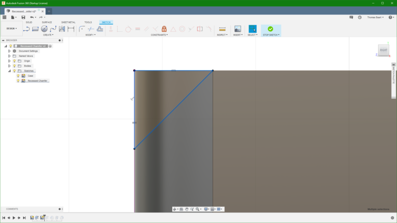 Fusion 360 Patterns: Recessed Chamfer – Thomas Baart